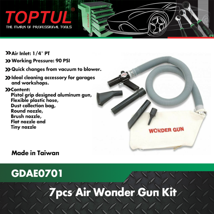 Toptul Air Wonder Gun Kit 7pcs (GDAE0701) | Lazada PH