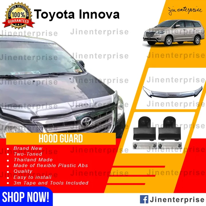 Toyota Innova 2012-2015 Hood Guard / Bonnet Guard Protector Two-Toned ...