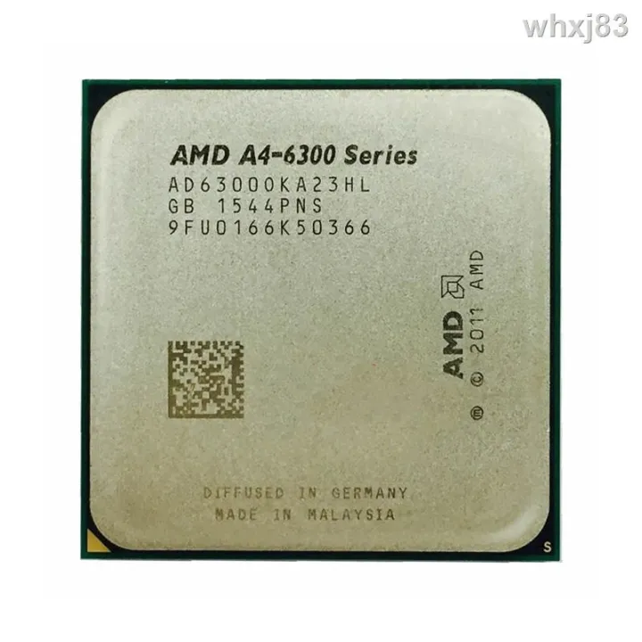 AMD A4 6300 A4 6300 CPU 3.7GHz 65W Socket FM2 Dual Core โปรเซสเซอร์ CPU ...