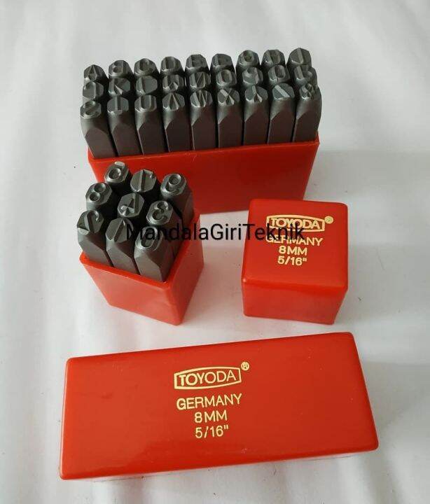 Alat ketok angka dan ketok huruf ukuran 8mm Full Set | Lazada Indonesia