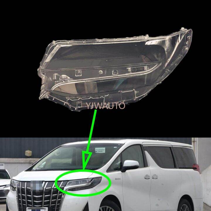 Origial Headlight Lens For Toyota Alphard 2018~2020 Car Headlamp Cover ...