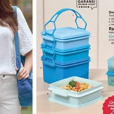 Tupperware Double Sweet Toska | Lazada Indonesia