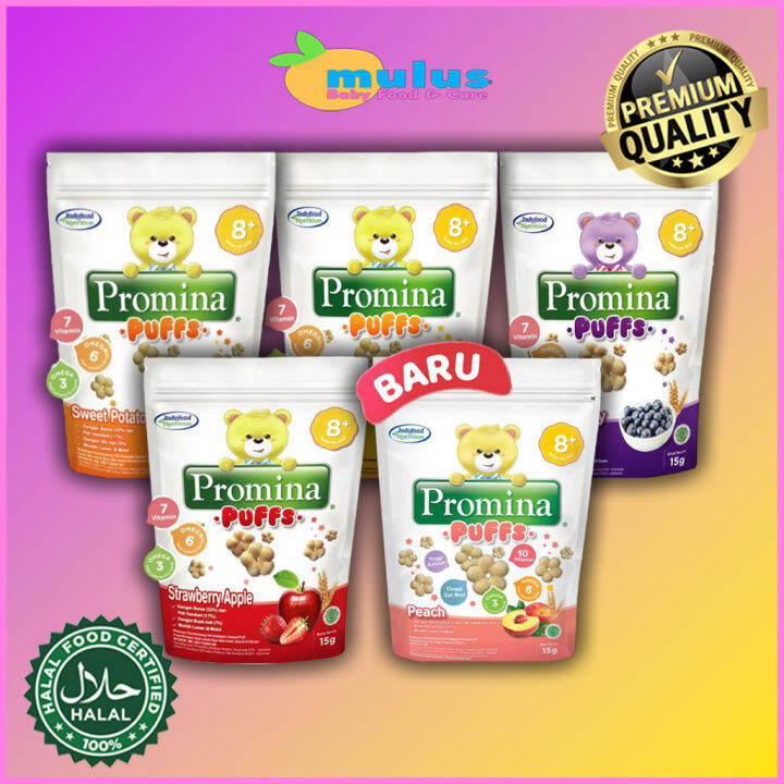 PROMINA Rice Puff Snack Bayi 15Gr | Lazada Indonesia