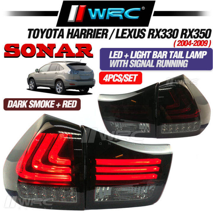 Sonar Toyota Harrier / Lexus RX330 RX350 2004 - 2009 Led + Light Bar ...