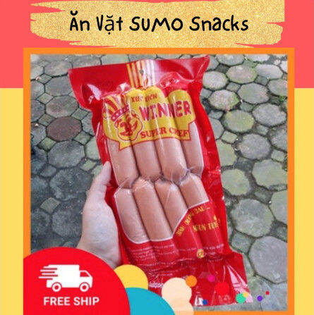 Xúc Xích Winner Super Chef CP 8 PC 500g-Ăn Vặt Sumo Snack | Lazada.vn