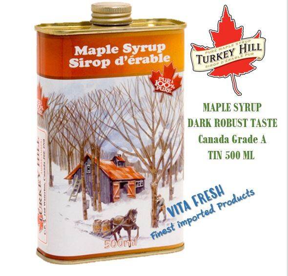 MAPLE SYRUP 500 ml เมเปิ้ล ไซรัป 100% PURE MAPLE SYRUP DARK ROBUST ...
