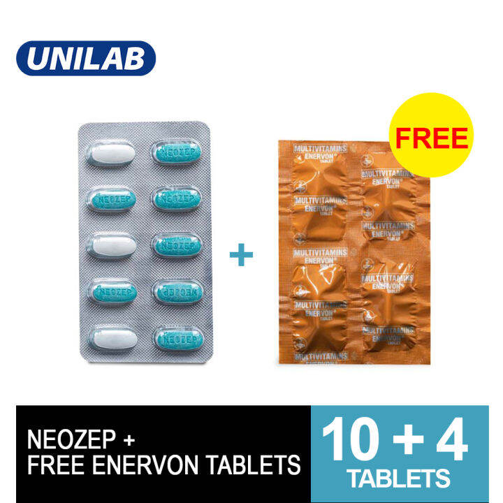 Buy 10 Neozep Forte, Get Free 4 Enervon (For fast and complete cold ...