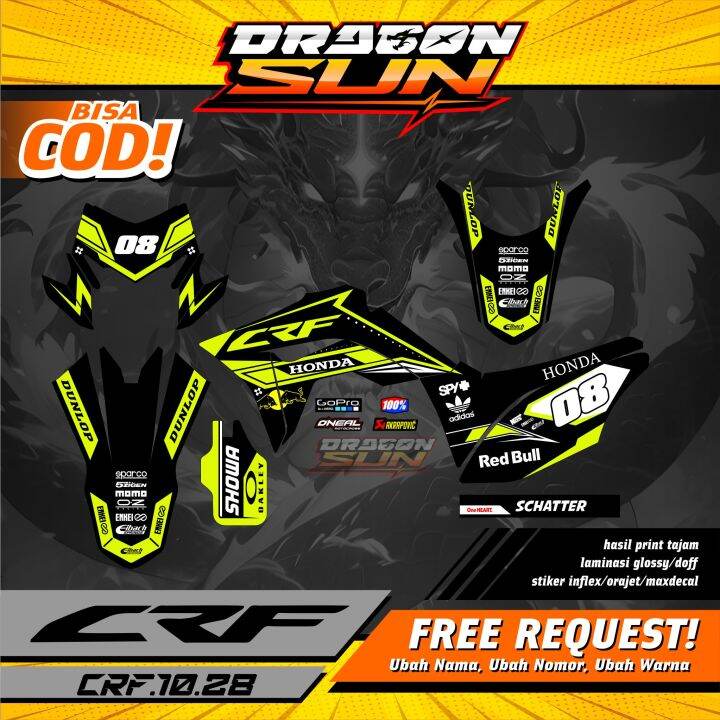 CRF KEREN DECAL STICKER UKURAN FULLBODY FREE REQUEST DESAIN CRF.10.28 ...