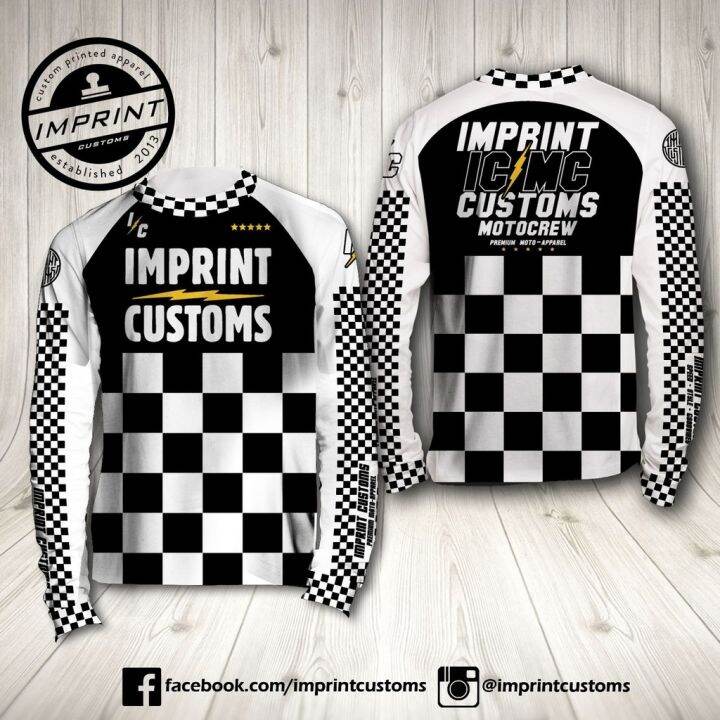 Imprint Customs - Champ Black Riding Jersey | Lazada PH