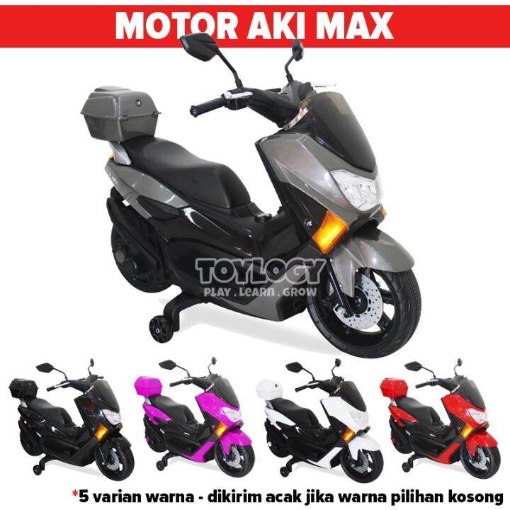 MOTOR AKI MAINAN ANAK MOTOR NMAX PMB M588 | Lazada Indonesia