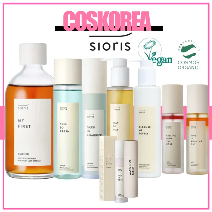 Sioris / Bestseller Collection / Toner / Cream / Lip Balm / Cleaning Gel / Cleanser / Essener ...