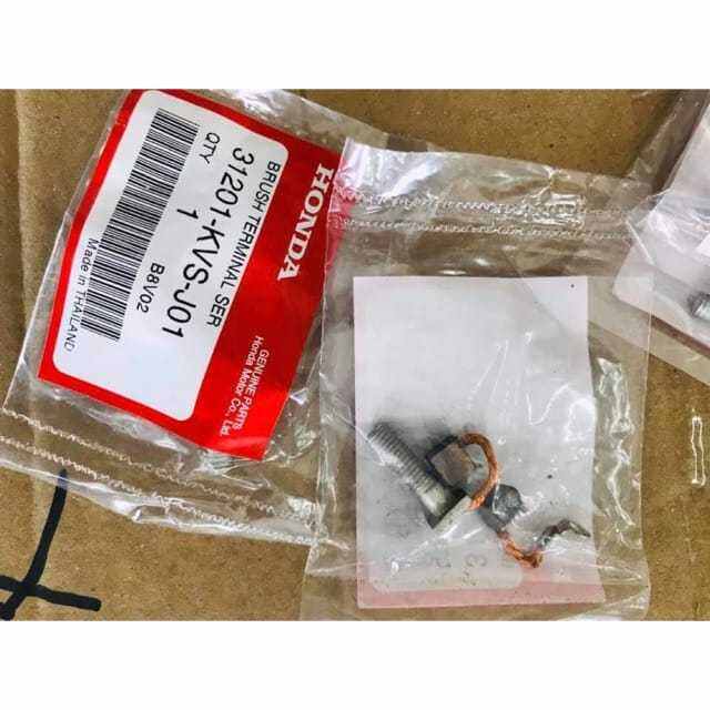 RS150 STARTER CARBON BRUSH TERMINAL MOTOR ELECTRIC(HONDA100%ORIGINAL ...