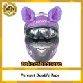 Kuping Helm - Kuping Kucing Untuk Fullface HalfFace Ungu | Lazada Indonesia