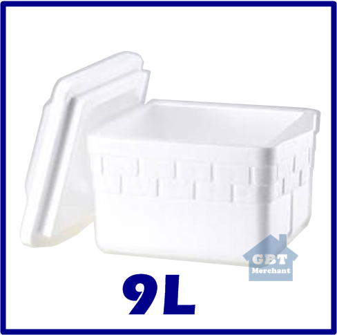 Styro Foam box Seafood 9L /Frozen food polystrene box fruit box gabus ...