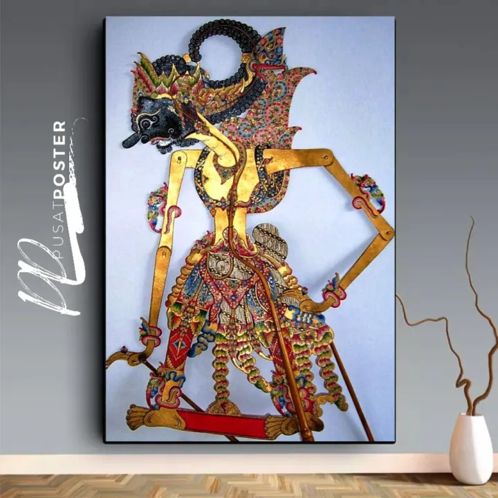 HIASAN DINDING TEMA WAYANG GOLEK - POSTER KAYU WAYANG GOLEK - POSTER ...