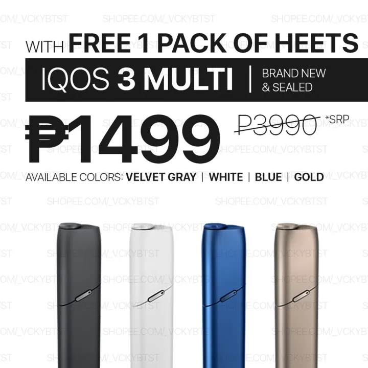 RELAX IQOS 3 MULTI DEVICE FREE 1 PACK HEETS (ONHAND) | Lazada PH