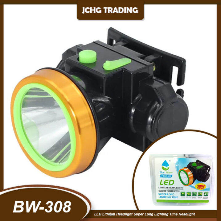 JCHG BW-308 LED Lithium Headlight Waterproof Energy Saving Super Long Time Lighting Gear | Lazada PH