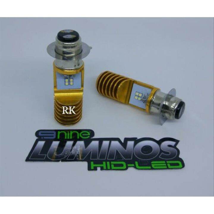 LAMPU UTAMA LED MOTOR H6 PNP TANPA UBAH KELISTRIKAN - LAMPU LED AC DC MOTOR H6 LUMINOS - LED ...