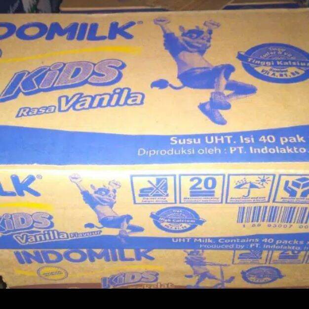 Susu uht Indomilk Kids Rasa Vanilla | Lazada Indonesia