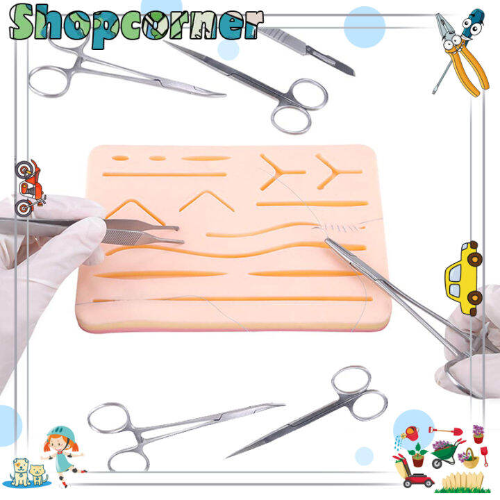 Model Kulit Silikon Pad 3 Layer Latihan Jahit Luka Medis Hecting Wound ...