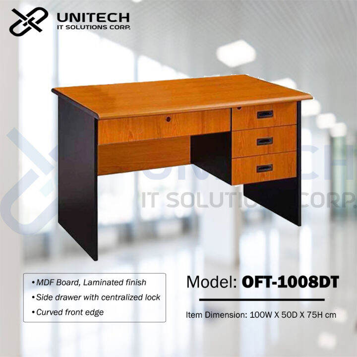 Office Table With Side Drawer OFT-1008DT | Lazada PH