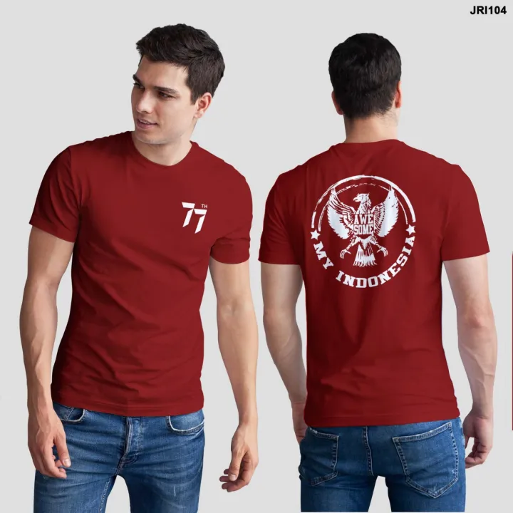kaos 17 agustusan 2022 77 kaos HUT R1 ke 77 2022 kaos dirgahayu kemerdekaan indonesia agustusan ...