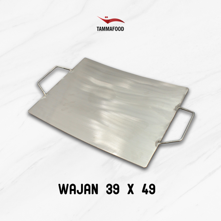 Wajan Kebab 39 x 49 tanpa list Teplon Kebab Stainless Steel | Lazada ...