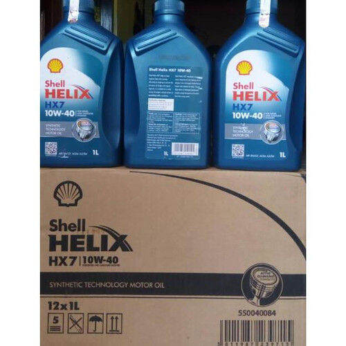 OLI MESIN SHELL ADVANCE MATIC AX7 1L 10W-40 BIRU ( 1 DUS 12 BOTOL ...