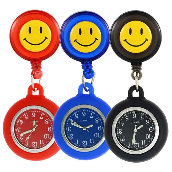 JAYQQ ของขวัญ คลิปหนีบ น่ารักค่ะ ที่แขวน นาฬิกาพับเก็บได้ นาฬิกาหมอพยาบาล นาฬิกาพก พยาบาล FOB ...