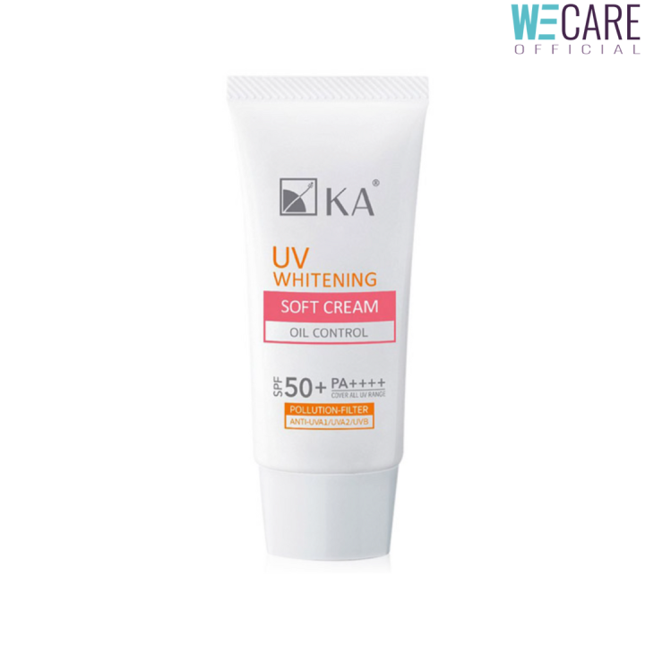 KA UV WHITENING SOFT CREAM SPF 50+ PA++++ / เคเอ ยูวี ไวท์เทนนิ่ง ซอฟ ครีมกันแดด 40g [WEC ...