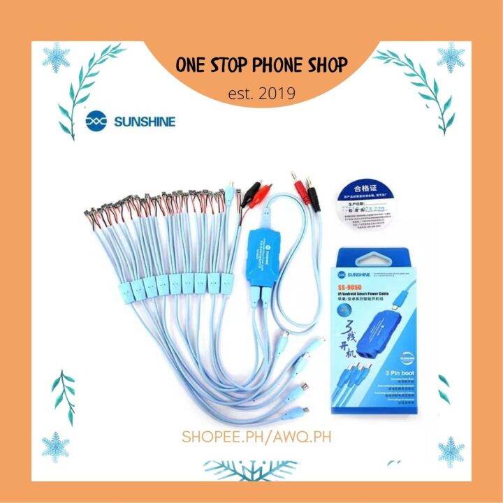 ♠♂ Sunshine SS-905D Smart Boot Cable Upgrade Suitable for Android and iPhone Power Supply Cable ...