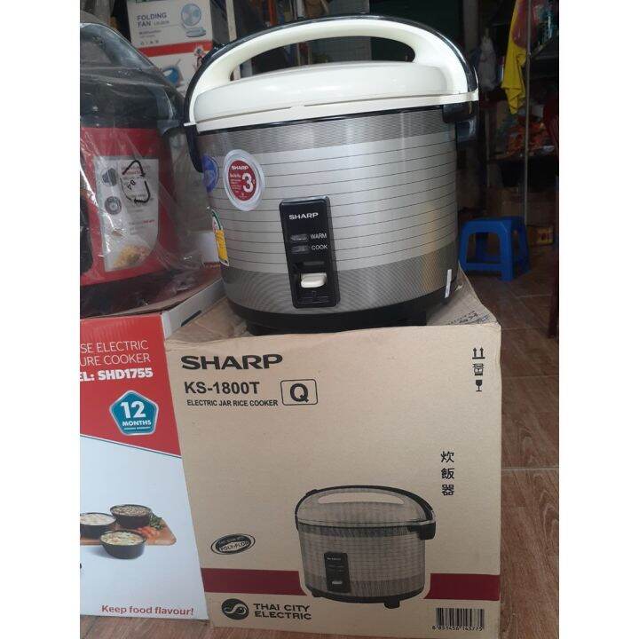Nồi Cơm Điện Sharp KS-1800T Công Suất: 900 W thai lan ,Nồi Cơm Điện Cao ...