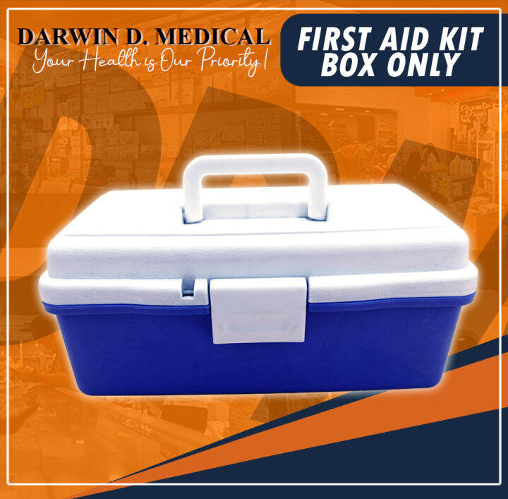 FIRST AID KIT BLUE BOX ONLY | Lazada PH