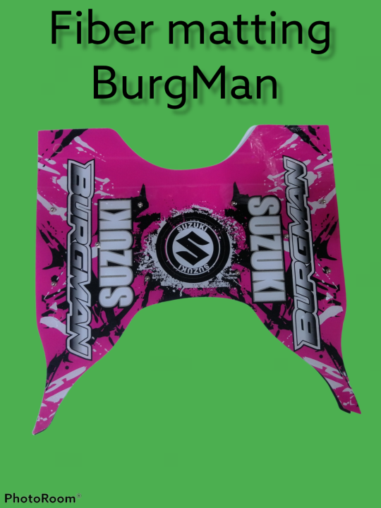 Footboard Matting Suzuki Burgman Pink Color Made of Quality Acrylic ...