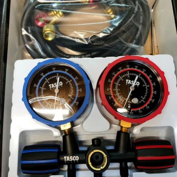 Tasco Black Manifold Gauge R410a / R32 | Lazada