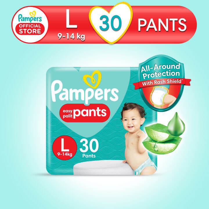 Pampers Baby Dry Pants Diapers Large 30s x 1 pack (30 pcs) - 9-14kg ...