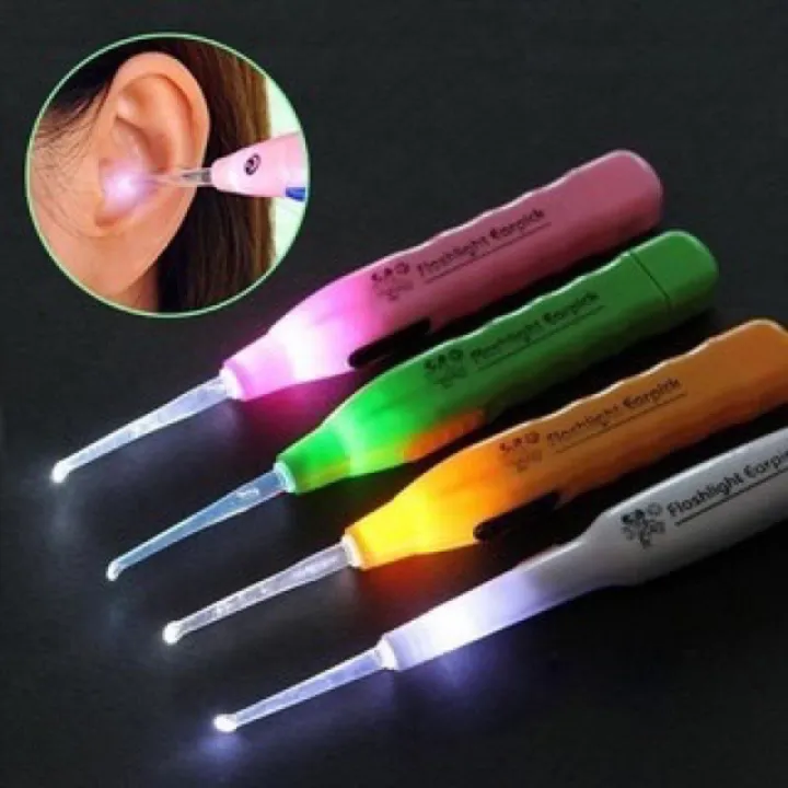 Ear Care Plastic Flashlight Earpick Ear Wax Cleaner Tool | Lazada PH