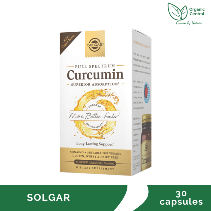 Solgar Full Spectrum Curcumin Licaps | Lazada PH