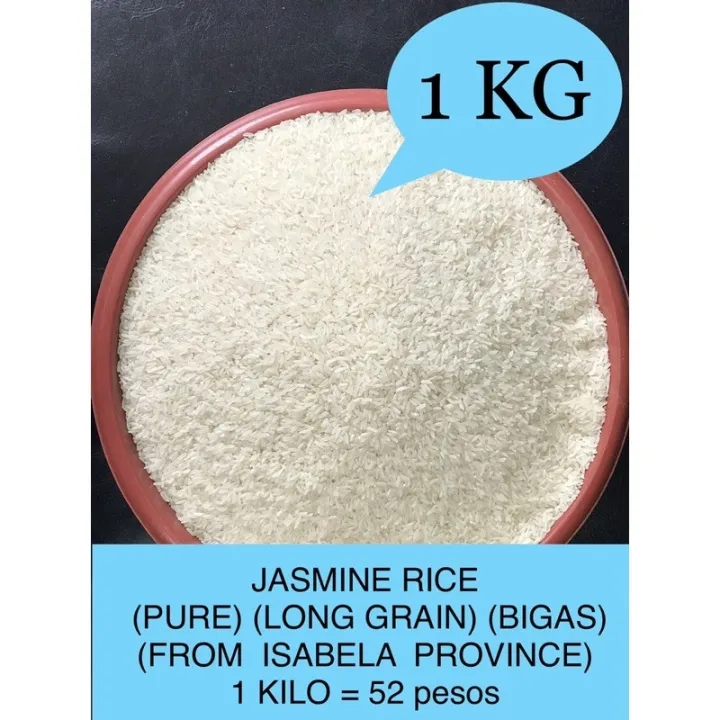 JASMINE-JAS WHITE RICE (LONG GRAIN) (JAS) (PURE) (BIGAS) 1 KILO 52 ...