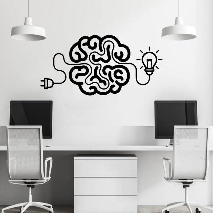 Stiker Dinding Cartoon Team Work Cartoon Wall Decals Pvc Mural Art Diy ...