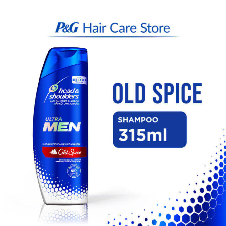 Head & Shoulders Shampoo with Old Spice for Men 315ml [Anti-Dandruff] | Lazada PH