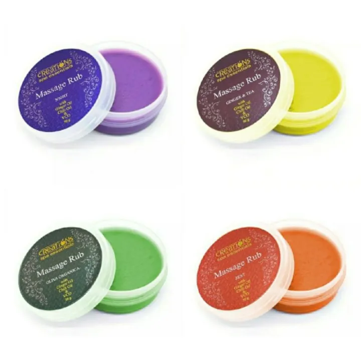 Creations Spa Essentials Massage Rub 50g Theraphy Oil | Lazada PH