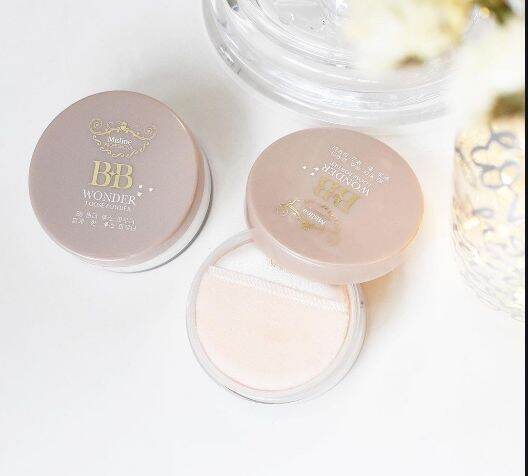 ️แป้งฝุ่น มิสทีน บีบี วันเดอร์ ลูส พาวเดอร์ 15 กรัม / Mistine BB Wonder Loose Powder 15 g. (สี ...