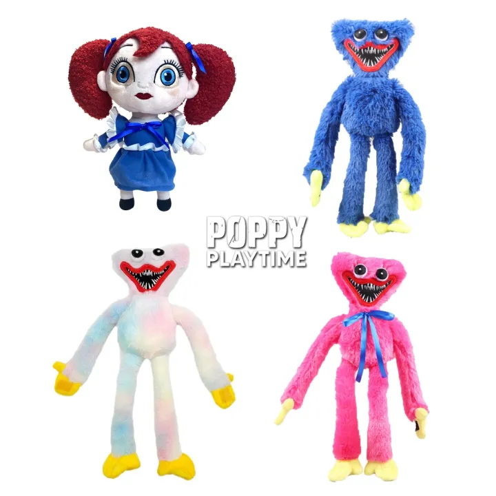 ☜COD 40cm Poppy Playtime Huggy Wuggy Doll Stuffed Toy Blue Pink White ...