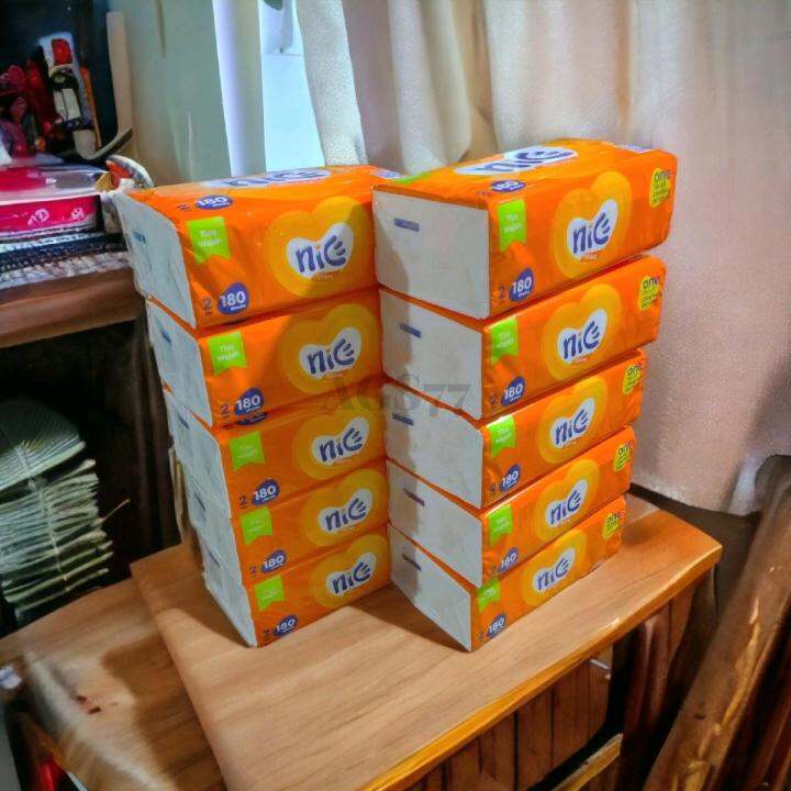 (Bundling 10pcs) Tisu Nice Facial Tissue 180s 10 pack Nice Tissue ...