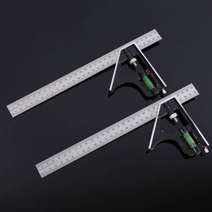 Hardware measuring tools combined Angle ruler 300MM stainless steel ...