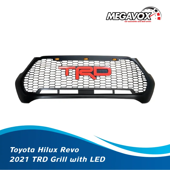 Toyota Hilux Revo 2021-2022 TRD Grill with LED | Lazada PH