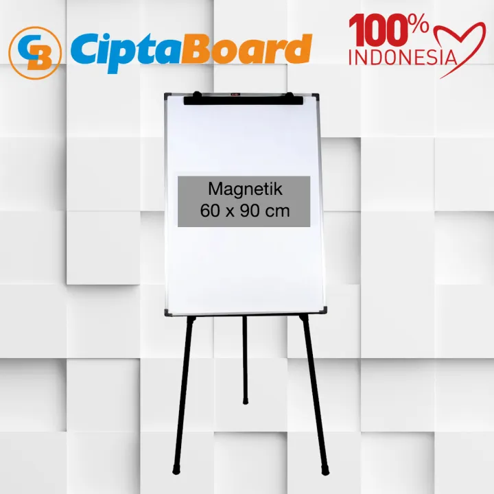 Papan Tulis / Flip Chart / Flipchart / Papan Presentasi Magnet Cipta 60 x 90 cm | Lazada Indonesia