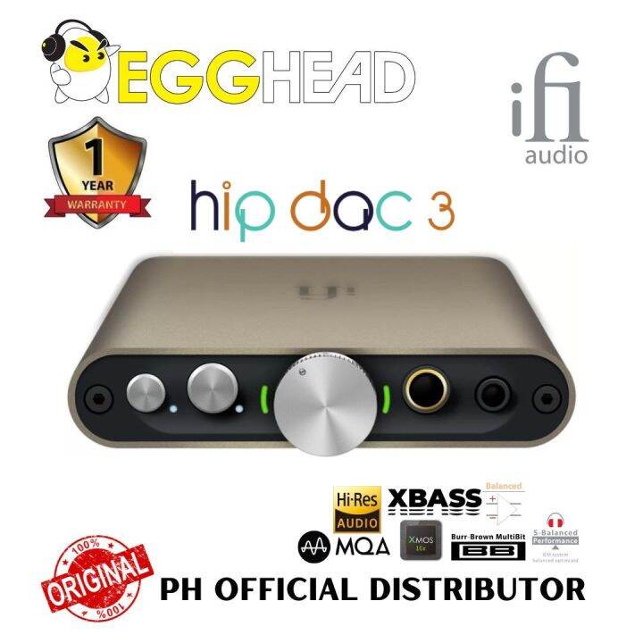 iFi Hip Dac 3 | portable hi-res DAC/headphone amp | Lazada PH