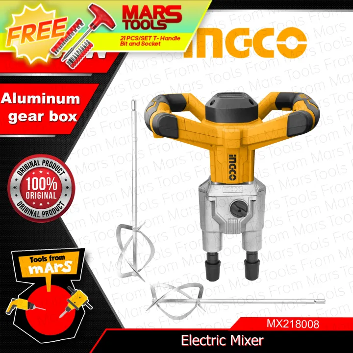 INGCO Electric Mixer 1800W MX218008 •TOOLS FROM MARS• IPT | Lazada PH